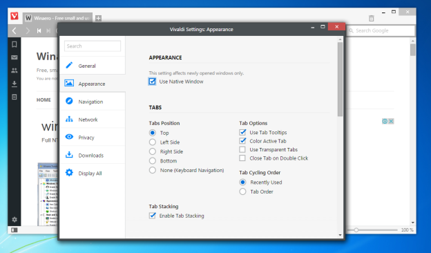 New version of Vivaldi 1.0.178.2 is out, see what's new