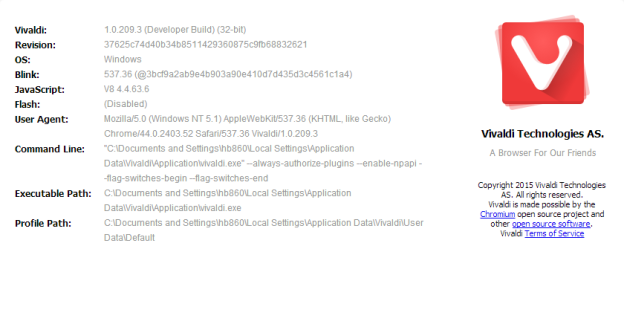 Vivaldi 1.0.209.3 is out with color schemes and tab switching using mouse scroll