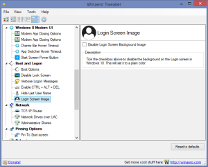 Disable logon screen background image in Windows 10 without using third party tools