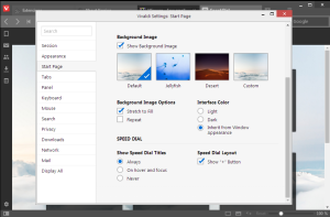 Vivaldi 1.0.219.3 is almost like a new Technical Preview