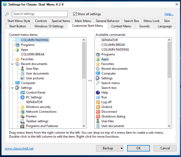 How to get world's fastest Start menu in Windows 10 with Classic Shell