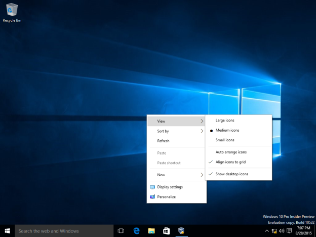What is new in Windows 10 build 10532