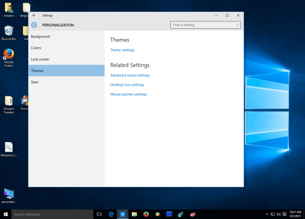 Get different active and inactive windows in Windows 10