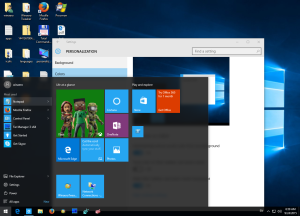 How to make taskbar transparent in Windows 10