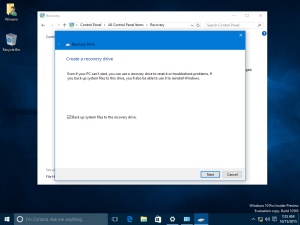 How to create a recovery USB drive for Windows 10