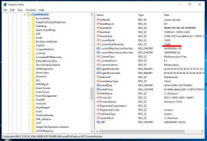 How to find the Windows 10 build number you are running