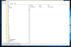 Add VBScript file (*.vbs) to New menu of File Explorer