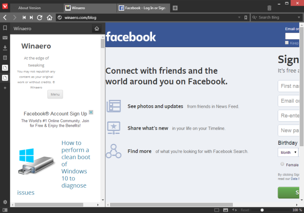 Vivaldi Beta 1 is out