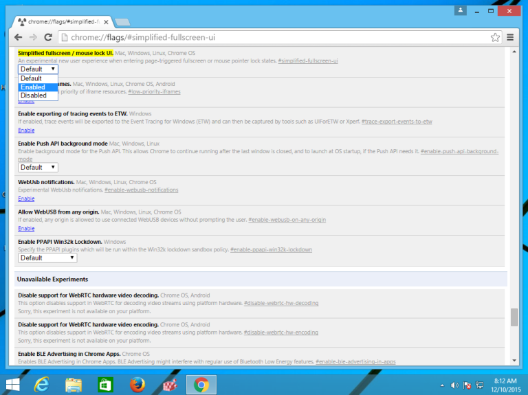 Enable The Hidden Simplified Fullscreen Ui For Youtube In Chrome 47