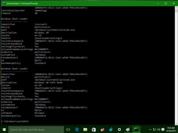 How to rename the OS in Windows 10 boot menu