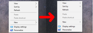 Disable wide context menus in Windows 10 and revert them to classic appearance