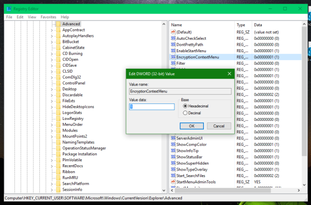 How to add encrypt and decrypt commands in Windows 10 right click menu
