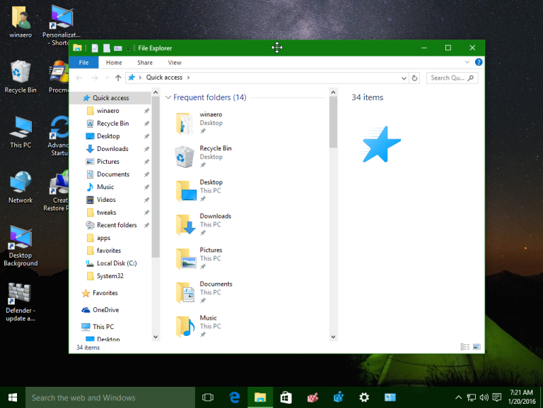 How to move a window using keyboard only in Windows 10 and other versions