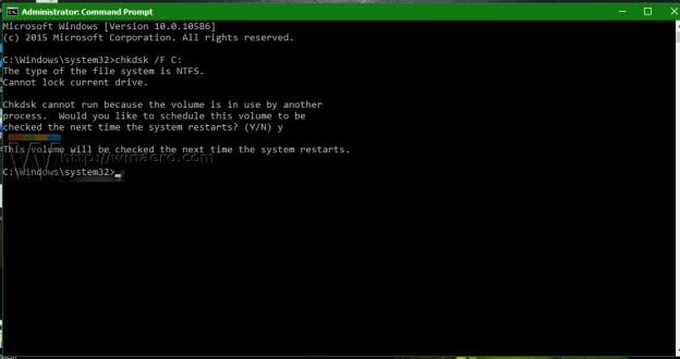 Check the system drive for errors in Windows 10