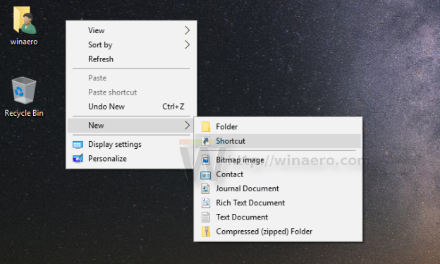 Pin a batch file to the Start menu or taskbar in Windows 10