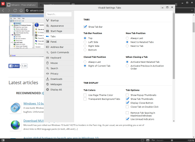 Vivaldi Beta 3 is available