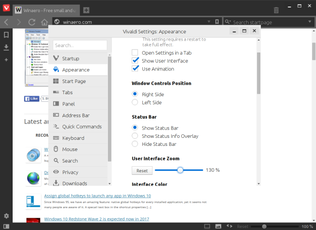 Vivaldi Beta 3 is available