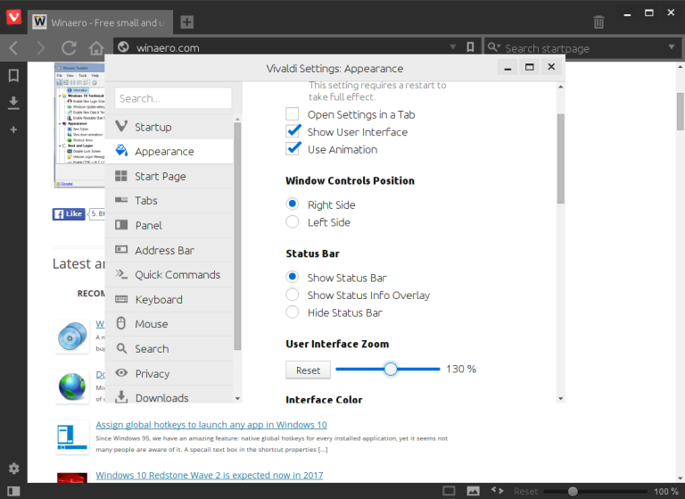 Vivaldi Beta 3 is available