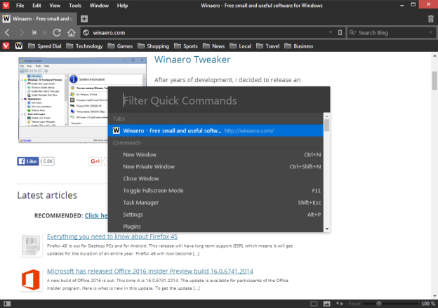 Finally - Vivaldi 1.0 stable is out