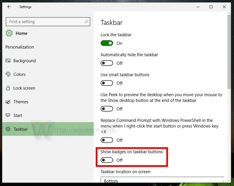 Enable Or Disable Taskbar Settings In Windows 10 Tutorials Www vrogue co