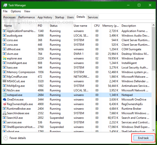 How To End A Process Quickly With Task Manager In Windows 10