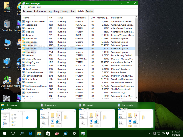 Process Explorer Windows 10