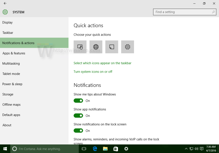 Change priority of app notifications in Action Center of Windows 10