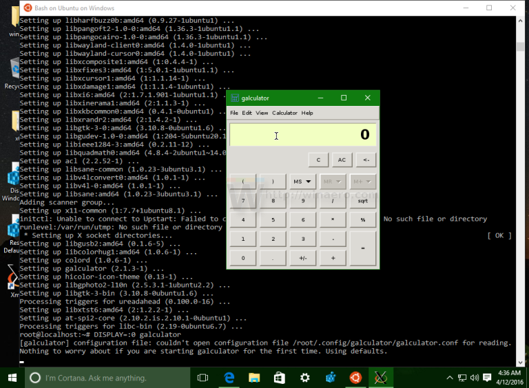 How to run Linux GUI apps on Windows 10 in Bash
