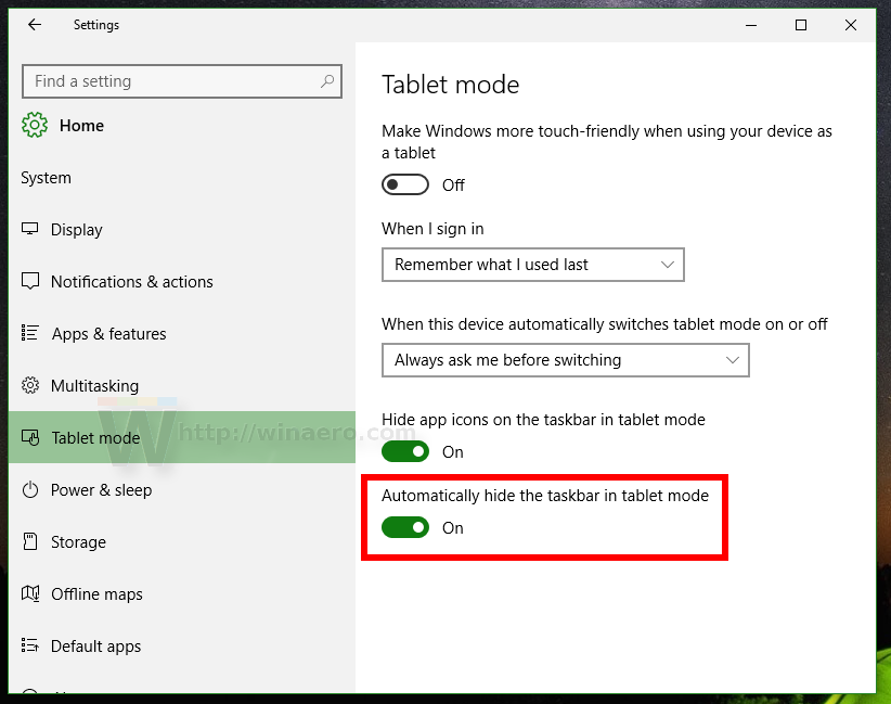 Taskbar How Hide To