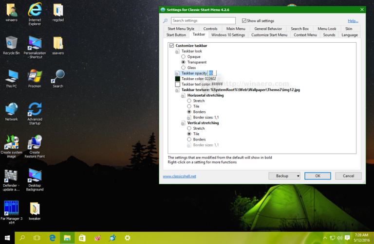 What is new in Classic Shell 4.2.6