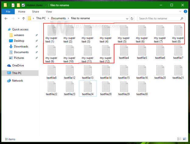 How to rename multiple files at once in Windows 10