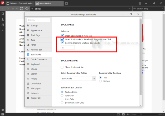 New weekly Vivaldi build 1.2.470.11 offers editable gestures