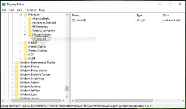 How to hide user accounts from the login screen in Windows 10