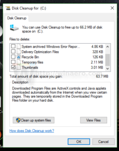 How to repair and clear thumbnail cache in Windows 10
