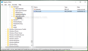 How to hide user accounts from the login screen in Windows 10