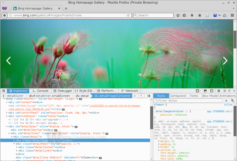 Get Bing wallpapers without Bing watermark