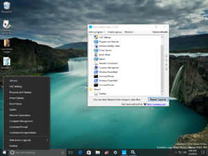 Customize Win+X menu in Windows 10