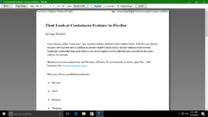 Firefox is getting Simplify Page for Print feature