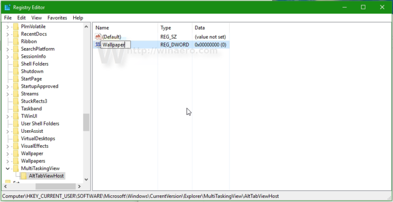 Hide opened windows with ALT+TAB in Windows 10