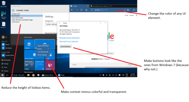 Create a custom theme for Universal apps in Windows 10