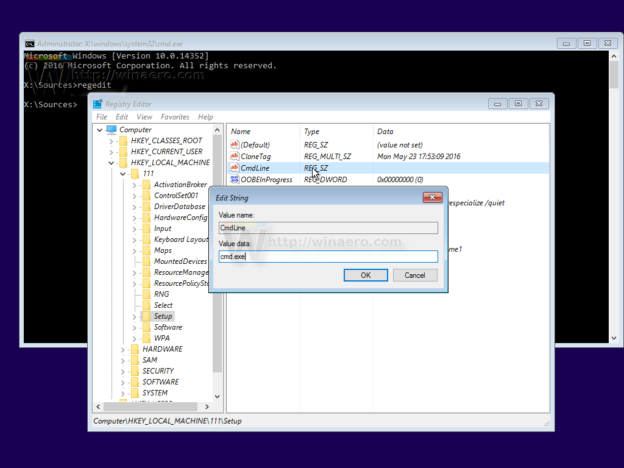 Reset Windows 10 password without using third party tools