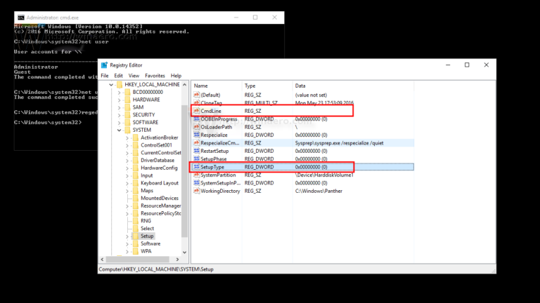Reset Windows 10 password without using third party tools