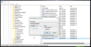 Show the last logon information at every logon in Windows 10