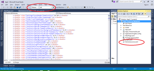 Create a custom theme for Universal apps in Windows 10