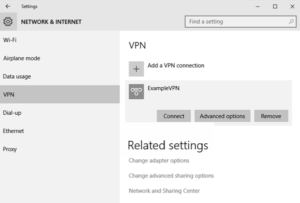 Connect to VPN in Windows 10 with one click [desktop shortcut]