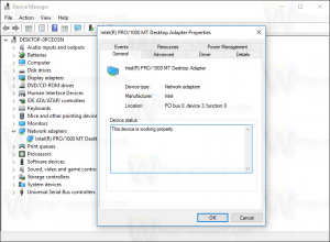Change network card MAC address in Windows 10