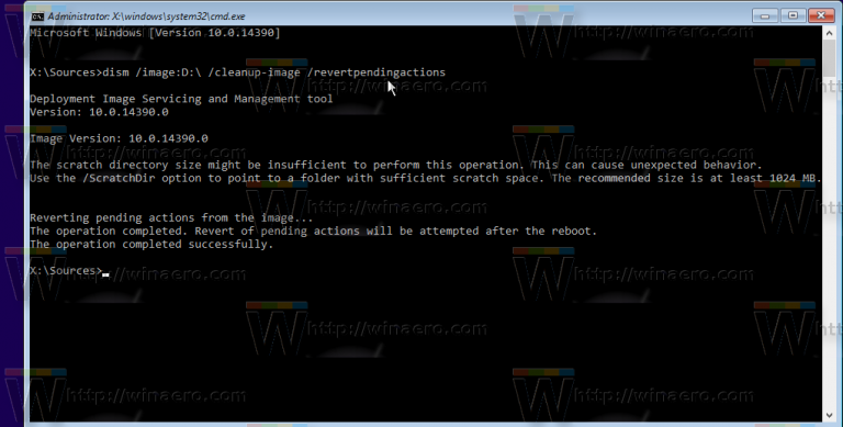 Fix error We couldn't complete this update in Windows 10
