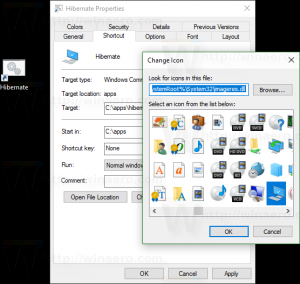 Create Shutdown, Restart, Hibernate and Sleep Shortcuts in Windows 10