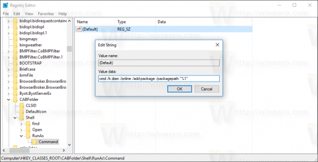 Install Cab Updates Context Menu In Windows 10