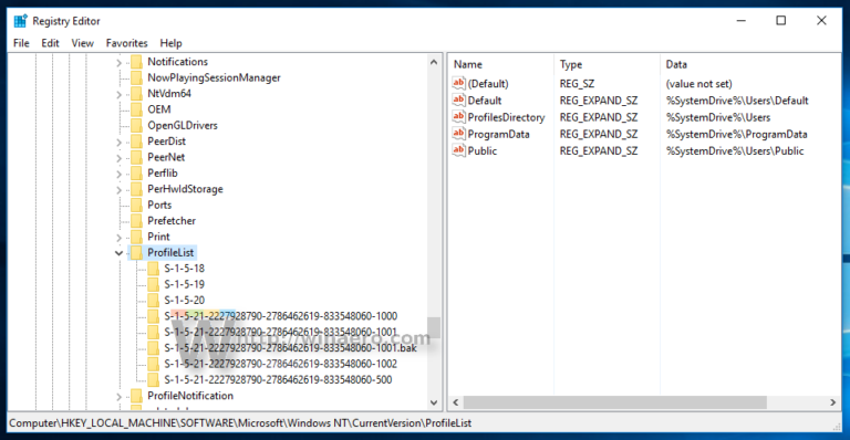 How to Rename User Profile Folder in Windows 10